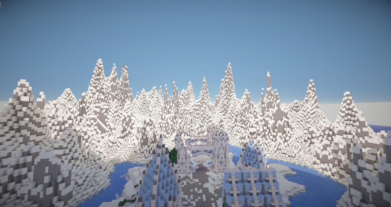 [Comission] Winter Spawn Minecraft Map