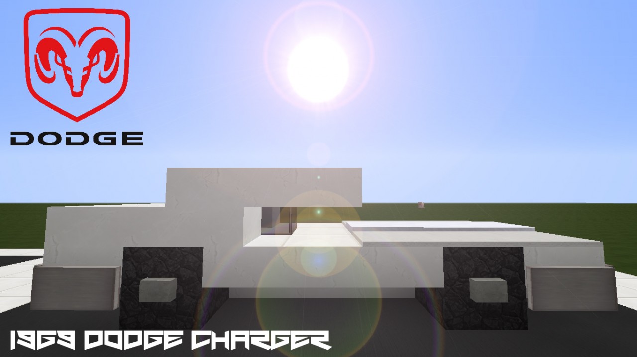 1969 Dodge Charger | Minecraft Vehicles Minecraft Project