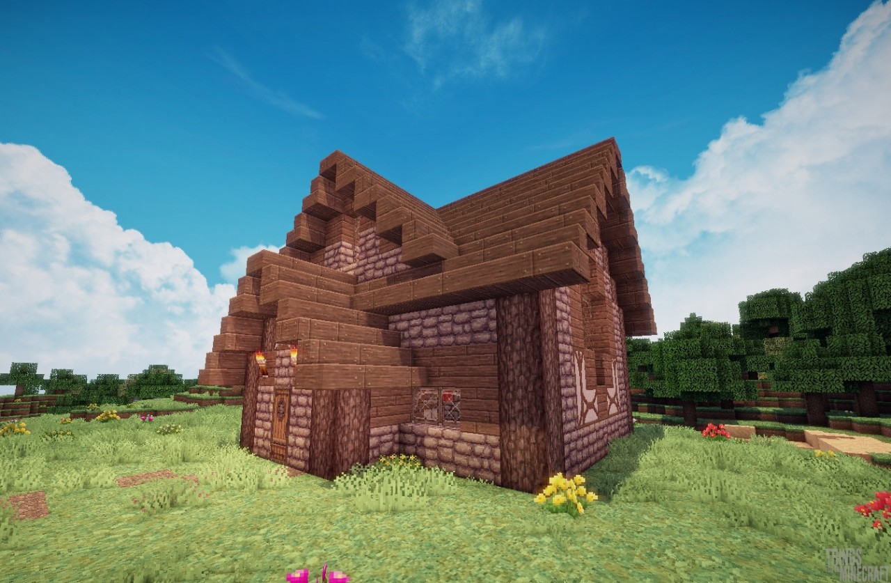 Simple Medieval Style Cottage Minecraft Map