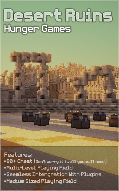 Desert Ruins - Minecraft Hunger Games custom map! Minecraft Map