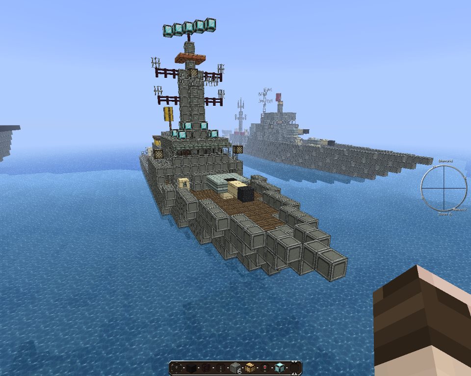 Modern Military vessle Minecraft Map