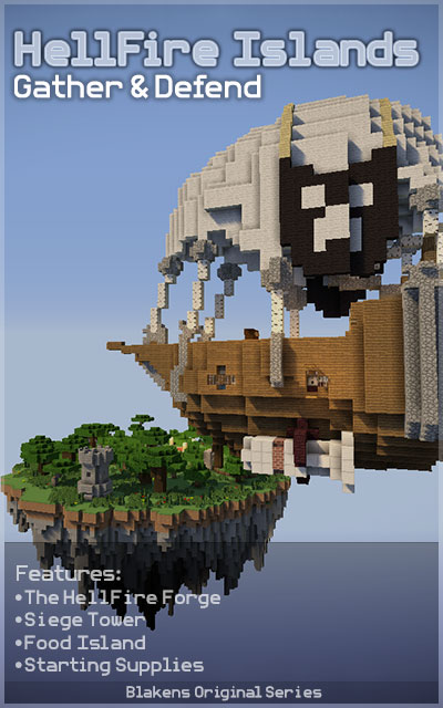 Hellfire Islands - PVP Map Minecraft Map