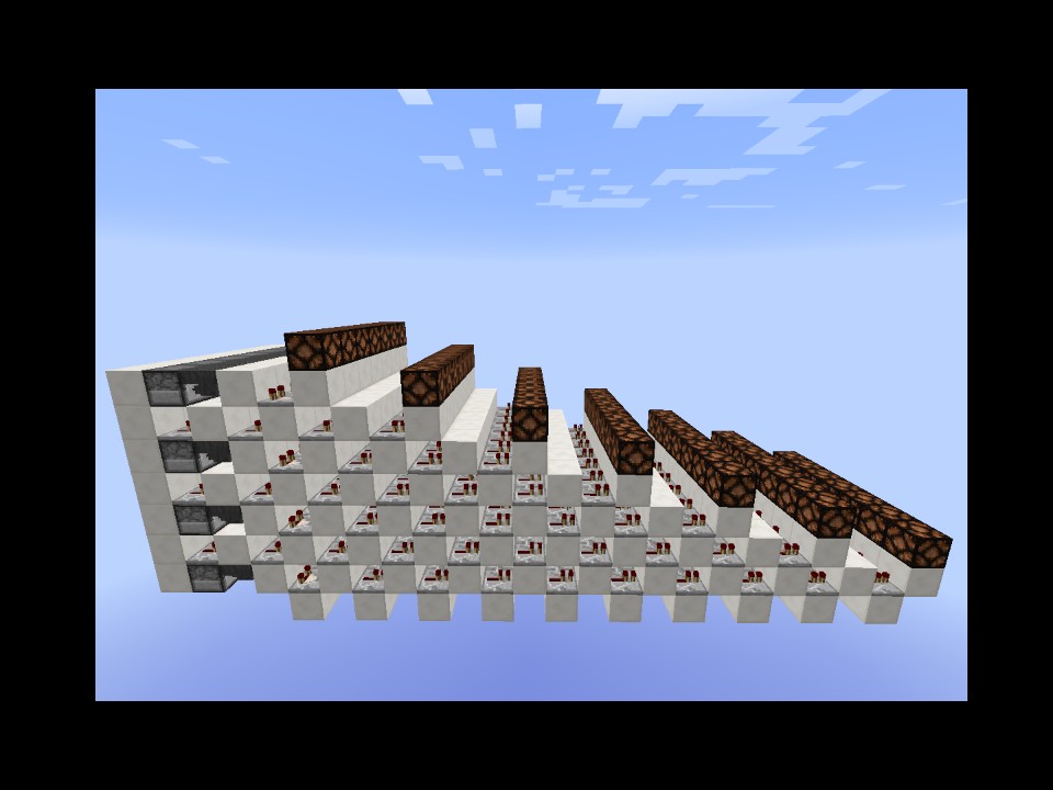 Infinite Stackable Button Panel Minecraft Map