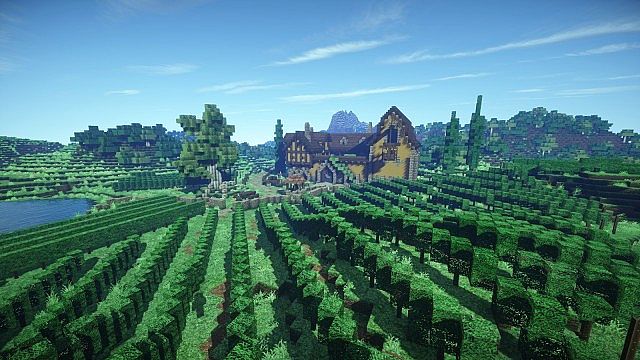 Charming french vineyard Minecraft Project