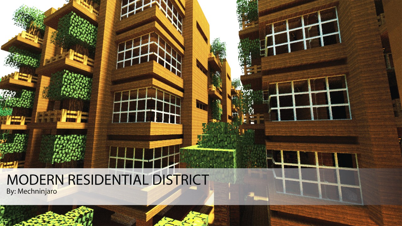 MODERN RESIDENTIAL DISTRICT 1 Minecraft Map