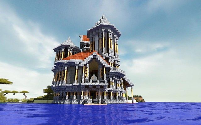 Night's At The Round House:Medieval house Minecraft Map