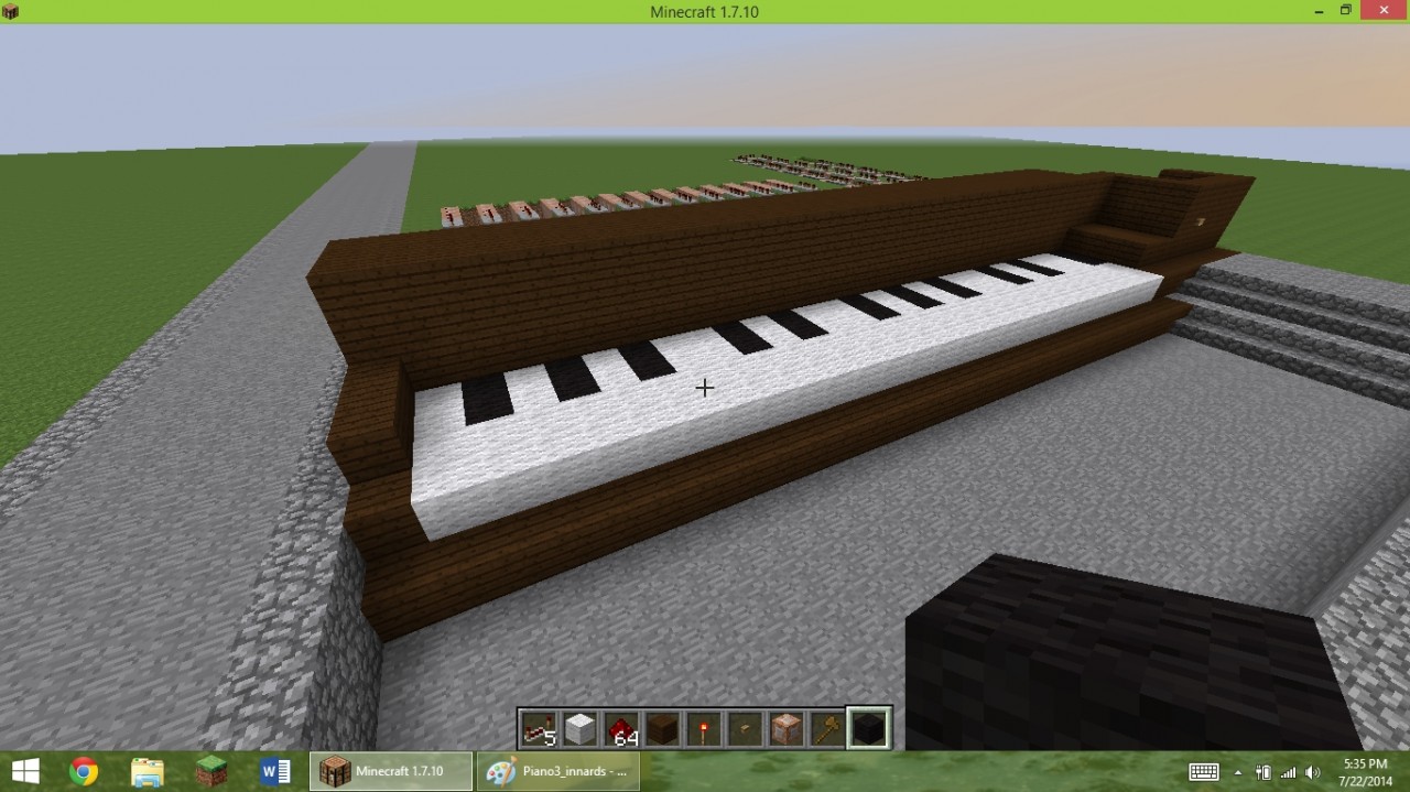 Player Piano Minecraft Map