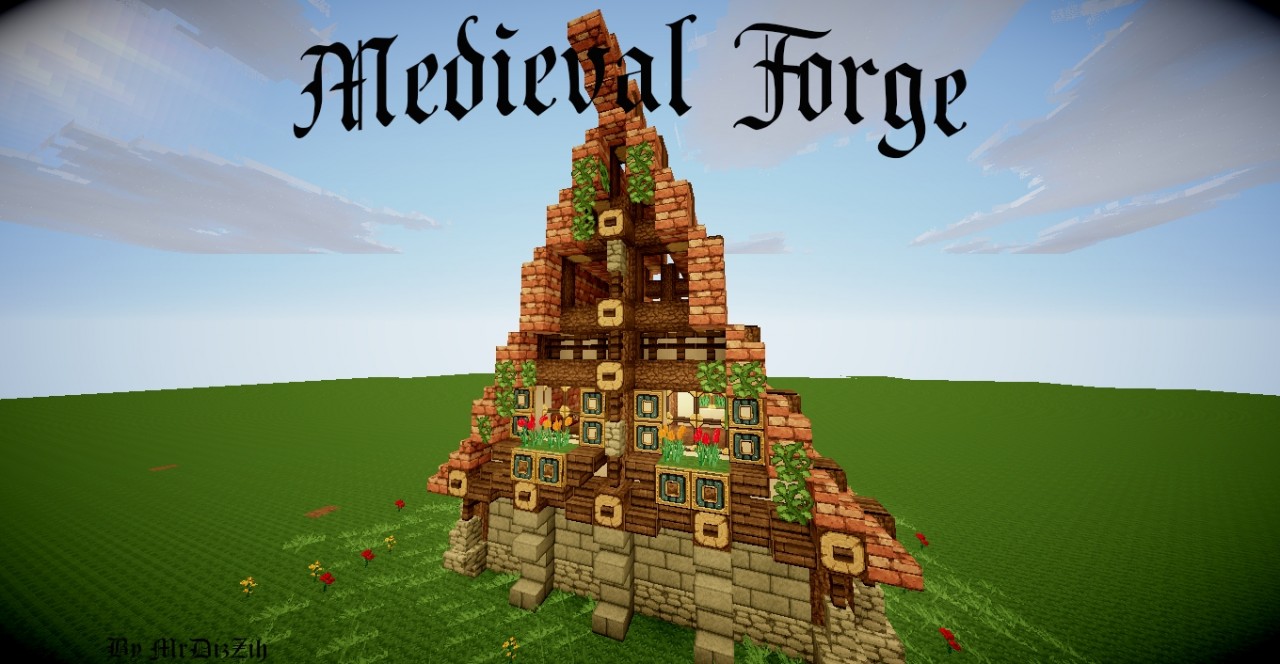 Simple Medieval Forge Minecraft Map