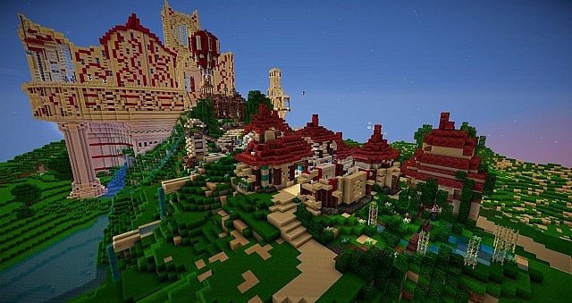 Riverside Town Minecraft Map