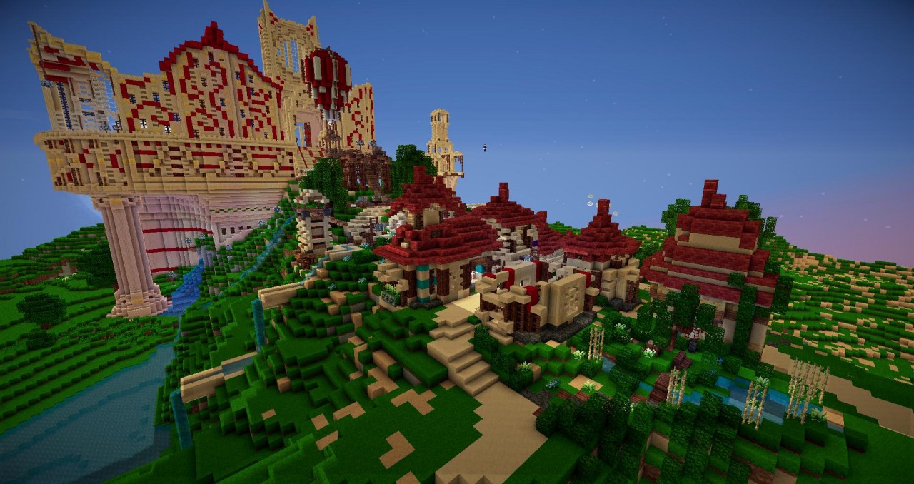 Riverside Town Minecraft Map