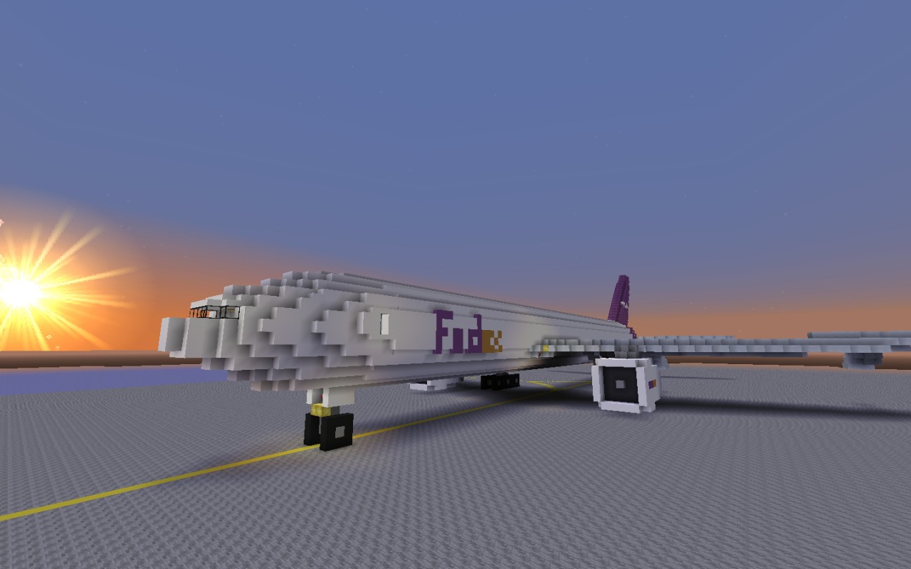Boeing 777F (FedEx) Minecraft Map