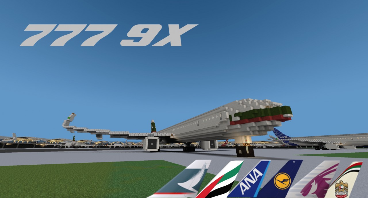 Boeing 777 9X All Minecraft Map