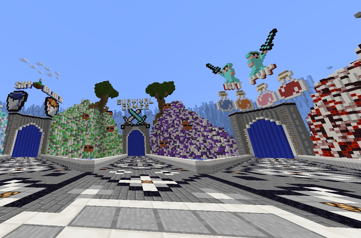 Amazing Server Hub Minecraft Map