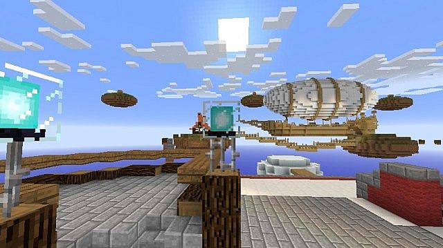Server Spawn ''islands'' Minecraft Map