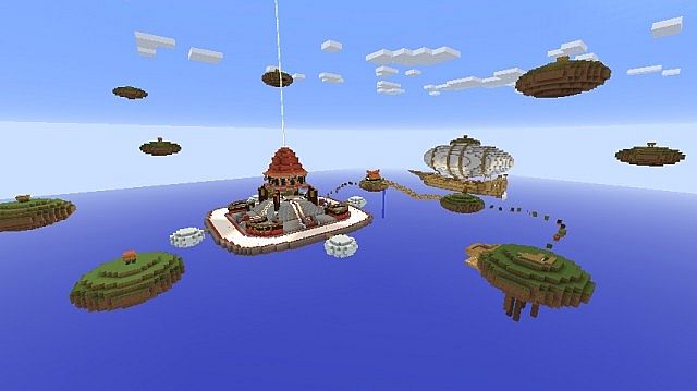 Server Spawn ''islands'' Minecraft Map