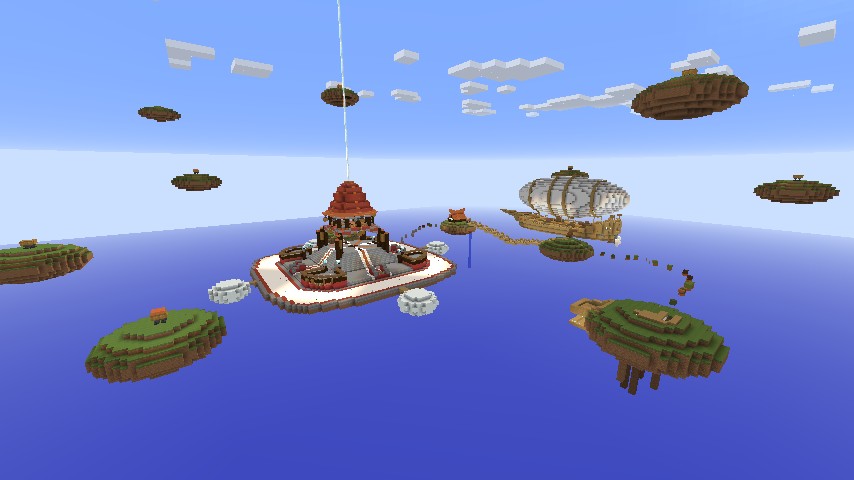 Server Spawn ''islands'' Minecraft Map