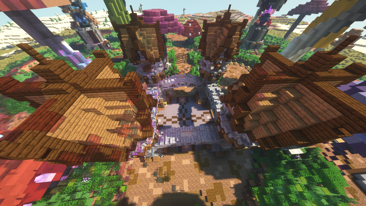 Fantasy Mushroom spawn Minecraft Map