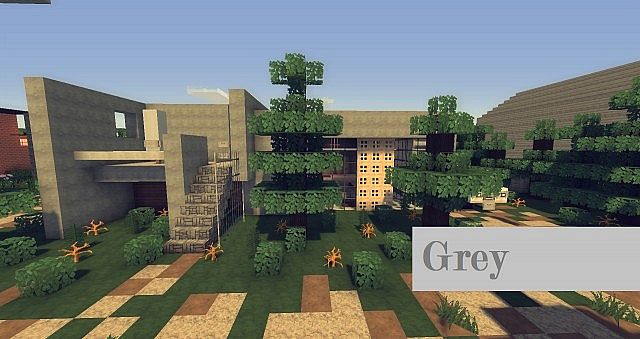 :: Grey :: Modern Concept Home by DarenJoseph [WoK] Minecraft Map