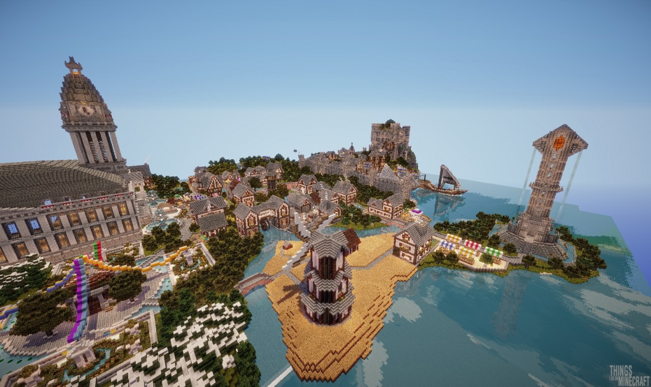 The Town Project Minecraft Map