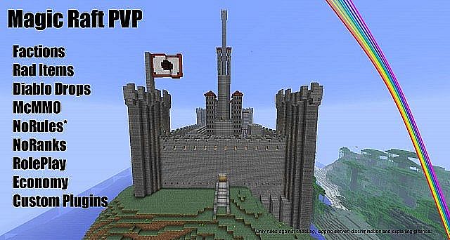 Magic Raft PVP (looking for staff) Minecraft Server