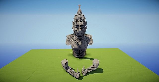 The Complete Grand Statue of Garuda Wisnu Kencana Minecraft Map