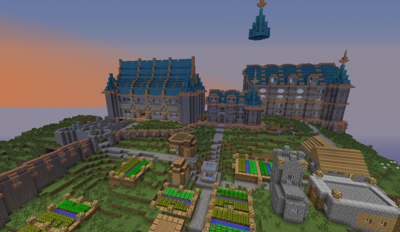 Random "Town" Experiment Minecraft Map