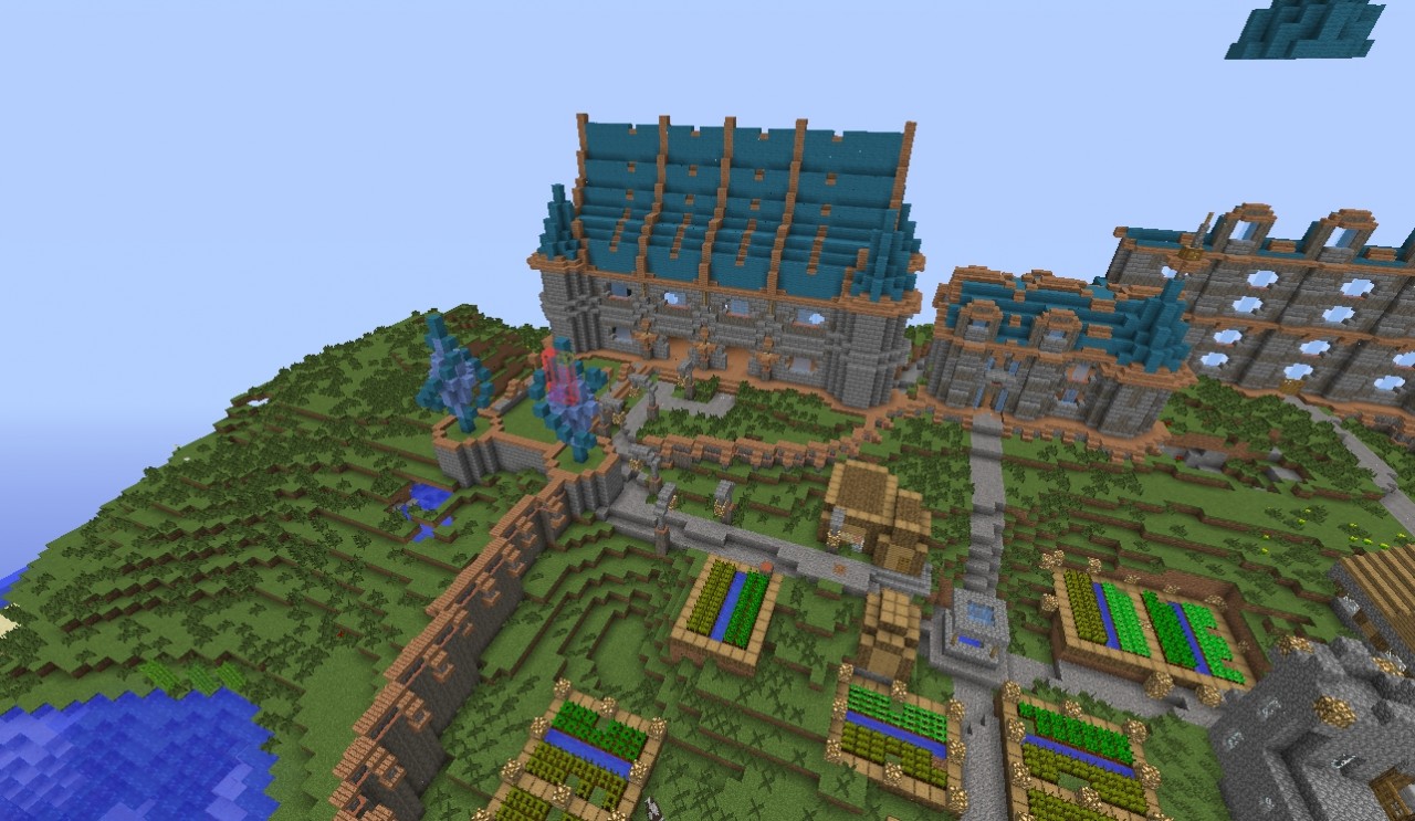 Random "Town" Experiment Minecraft Map