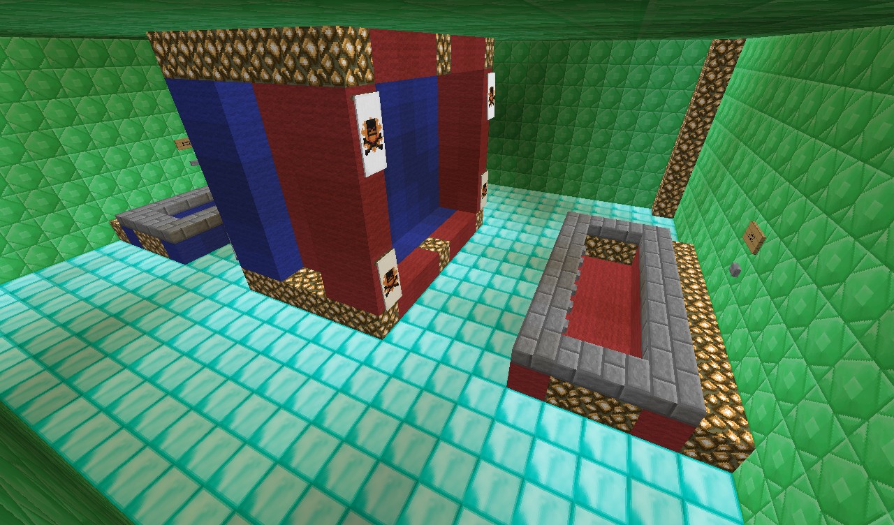 Connect Four with actual colored Tiles! (1.8) Minecraft Map