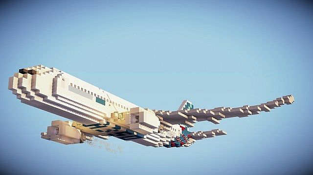 Airbus A350 XWB [1:1 scale] 100subs special Minecraft Map