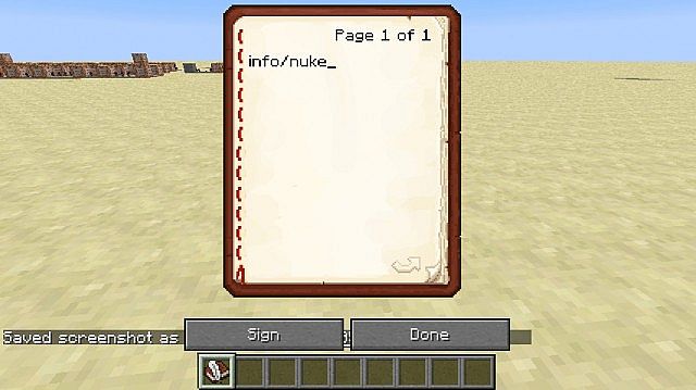 Minecraft Vanilla Tactical Nuke. Minecraft Map