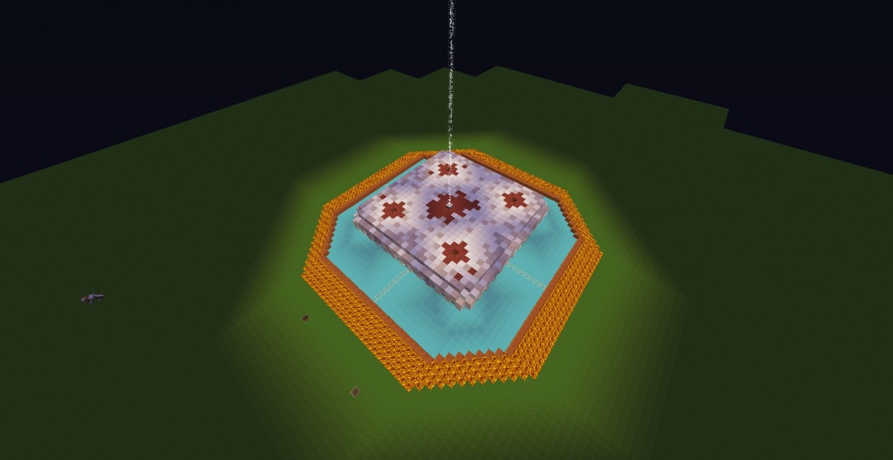 Happy B'Day Cake MAP with FIREWORKS Minecraft Map