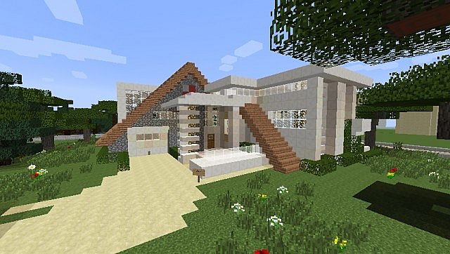 Creative: Modern house Minecraft Map