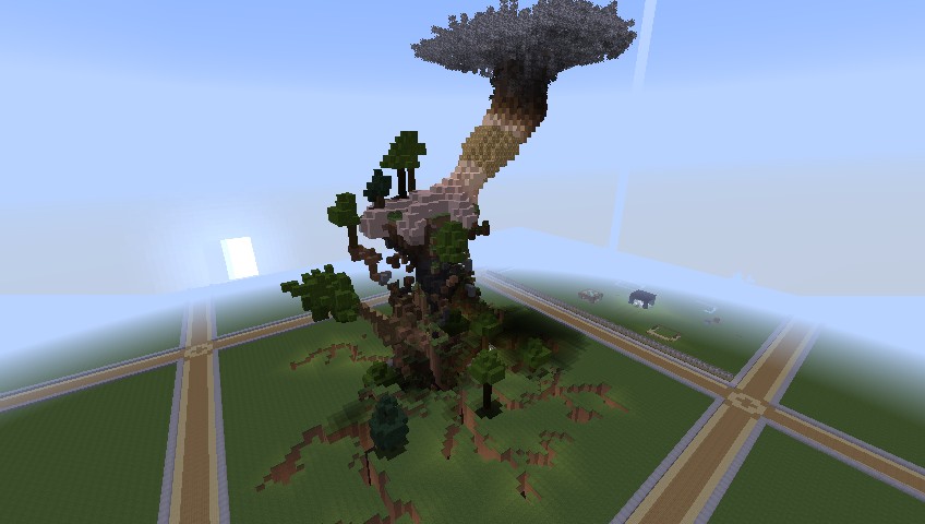 Creative: Flying island Minecraft Map