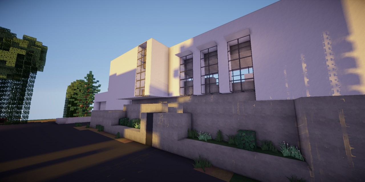 Ivory - a realistic modern house Minecraft Map