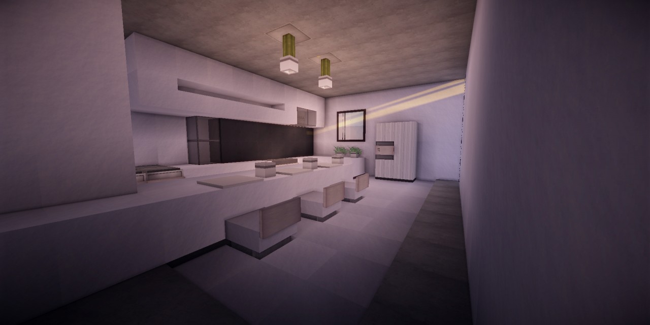Ivory - a realistic modern house Minecraft Map