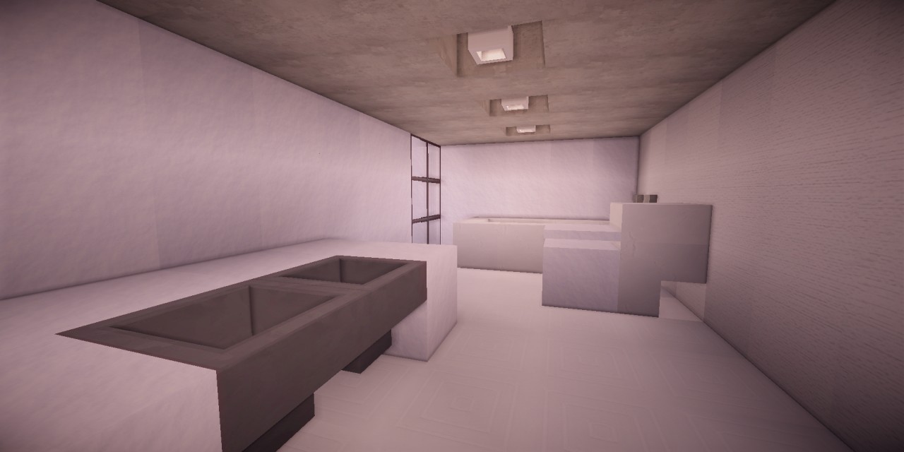 Ivory - a realistic modern house Minecraft Map