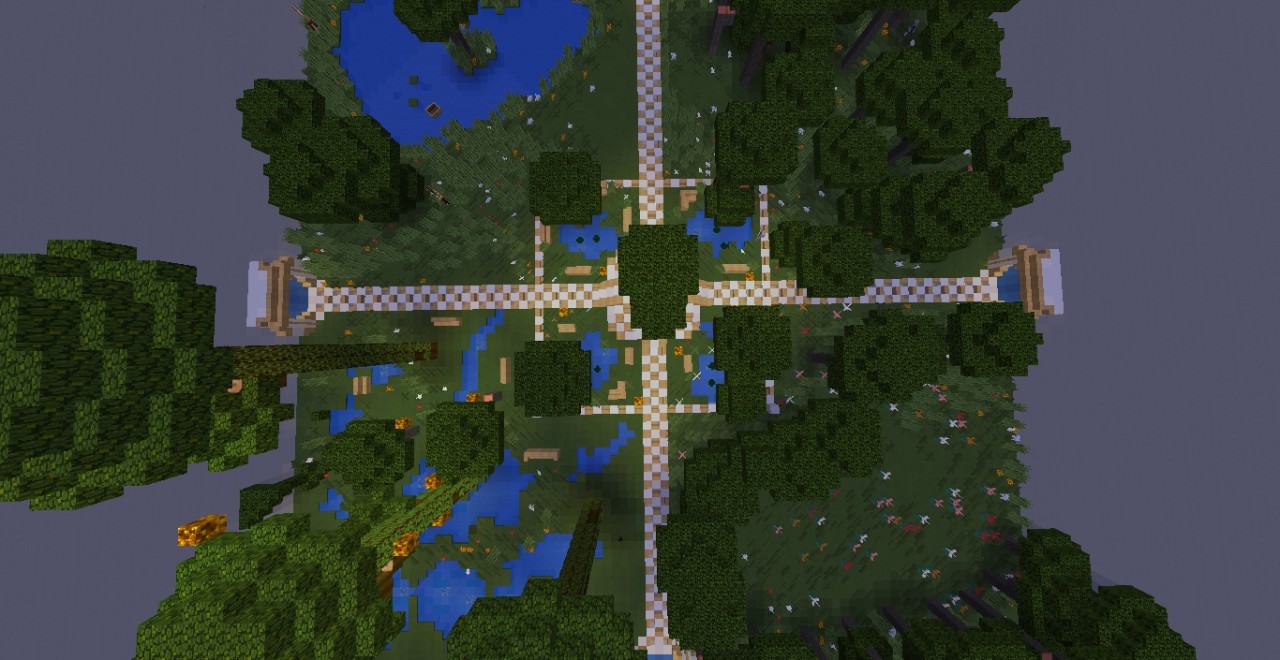 Server Hub Spawn Minecraft Map