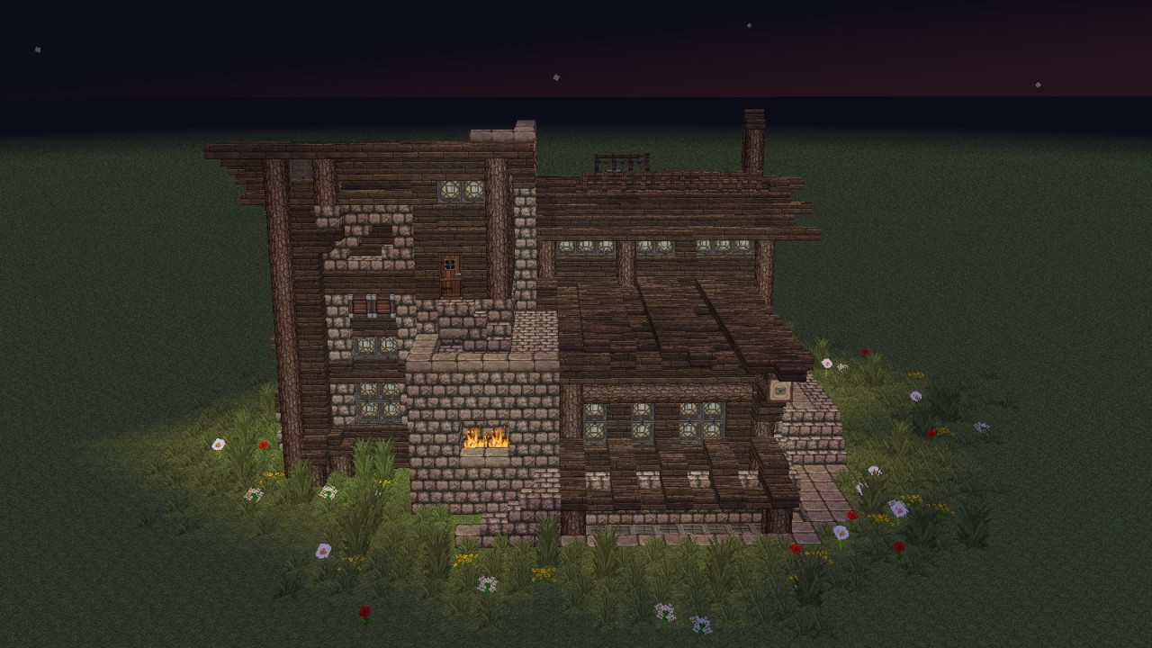 Modern Rustic Home 1 Minecraft Map