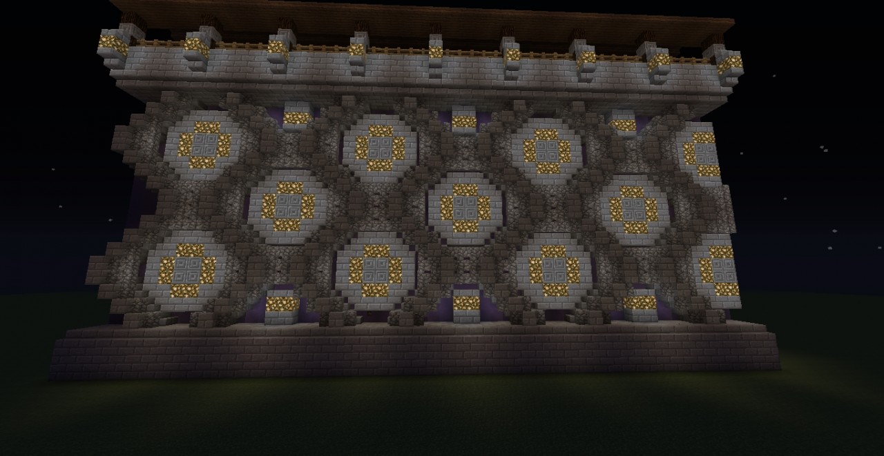Wall Sample- "Regal Might" Minecraft Map