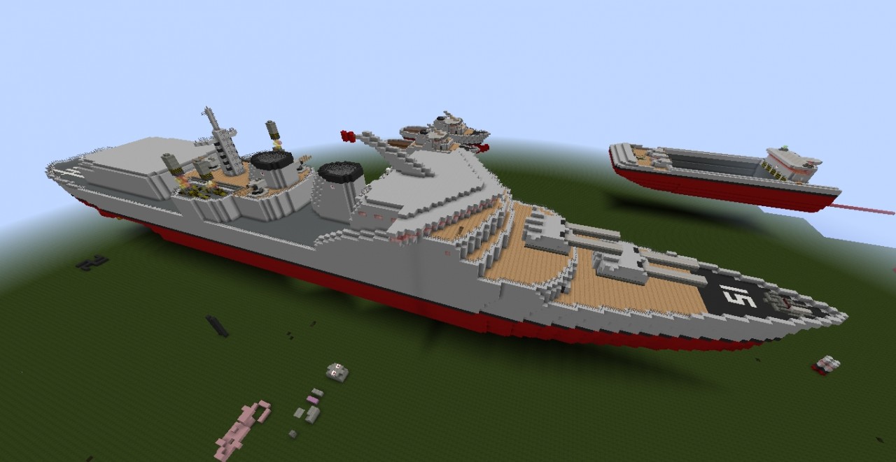 Minecraft Battleship Minecraft Map