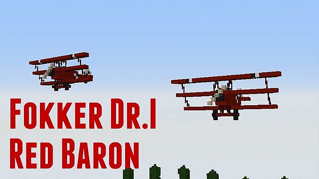 Fokker Dr.I | Red Baron - WWI Anniversary Special Minecraft Map