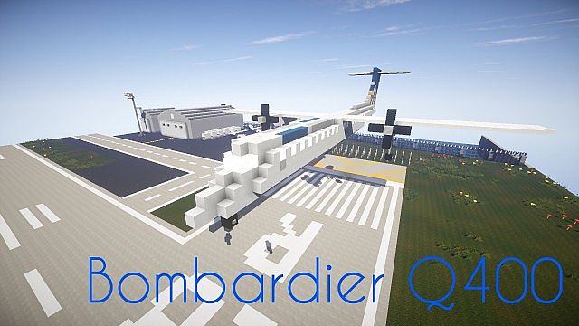 Bombardier Q400 (2 Liveries) Minecraft Map