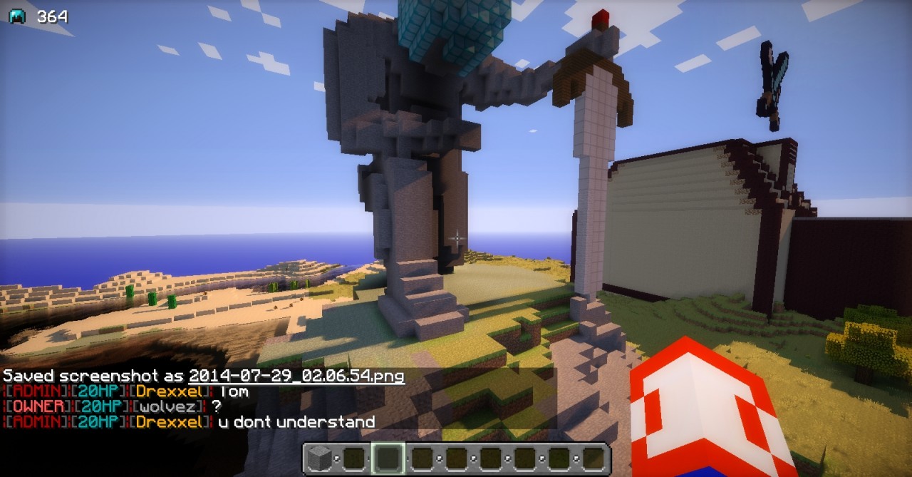 First Statue Minecraft Map