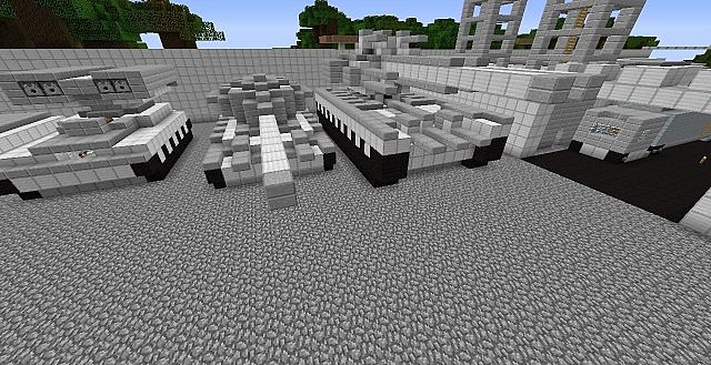 MILITARY VEHICLES(Futuristic style) Minecraft Map