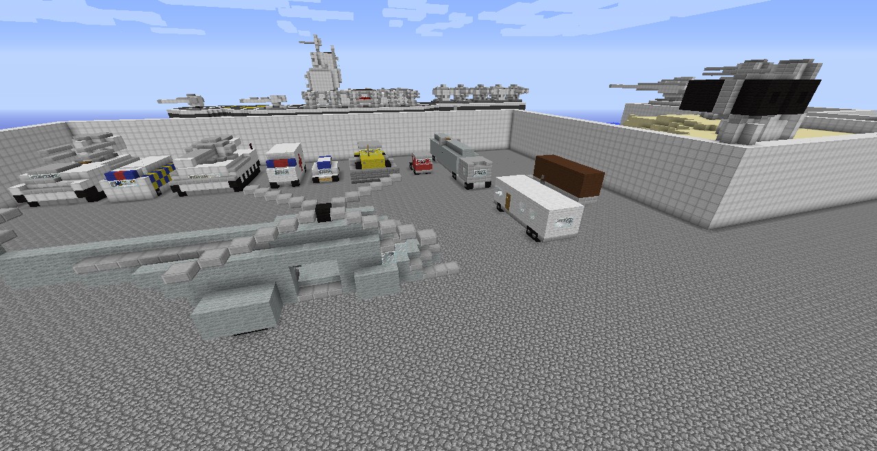 MILITARY VEHICLES(Futuristic style) Minecraft Map