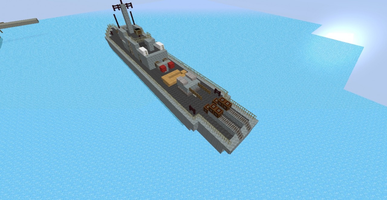 WW2 Patrol Ship/Boat Minecraft Map
