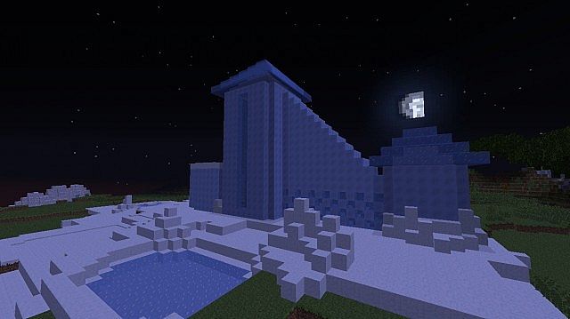 The Frost Castle (head into the clouds project contest entry) Minecraft Map