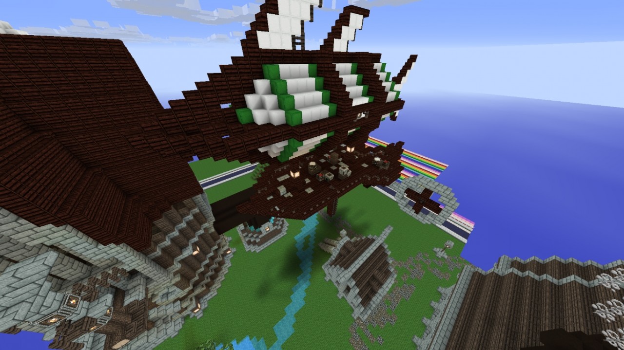 Worldstone Creative Medival/Steampunk Plot Minecraft Map