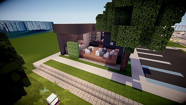 Modern cafe Minecraft Map