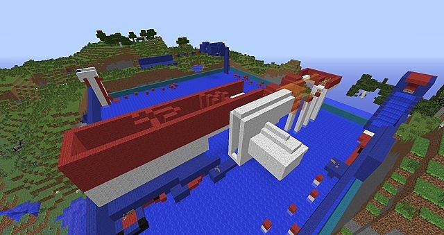A new version of Wipeout in Minecraft Minecraft Map